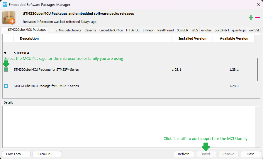 User Guide - STM32 Porting - Veda SL917 | Ezurio